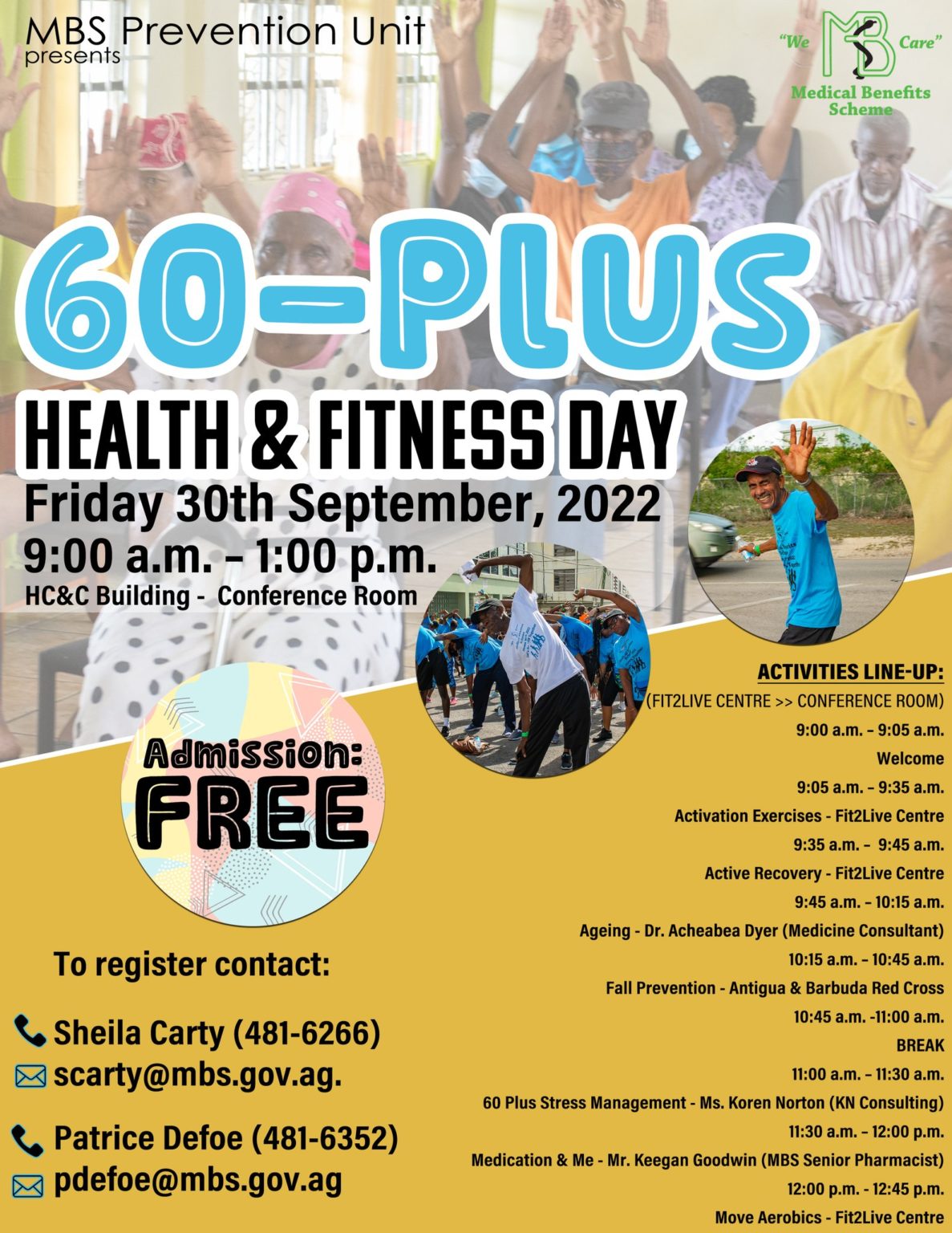 MBS Prevention Unit 60-Plus Health and Fitness Day - Ministry of Health ...