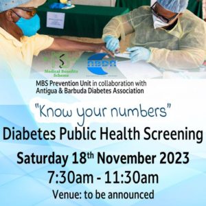 Diabetes Public Health Screening - Ministry of Health, Wellness and ...